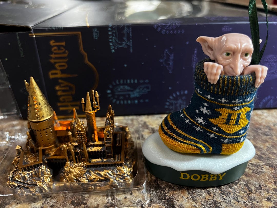 Harry Potter Hogwarts Castle and Dobby Christmas Stocking - Etsy