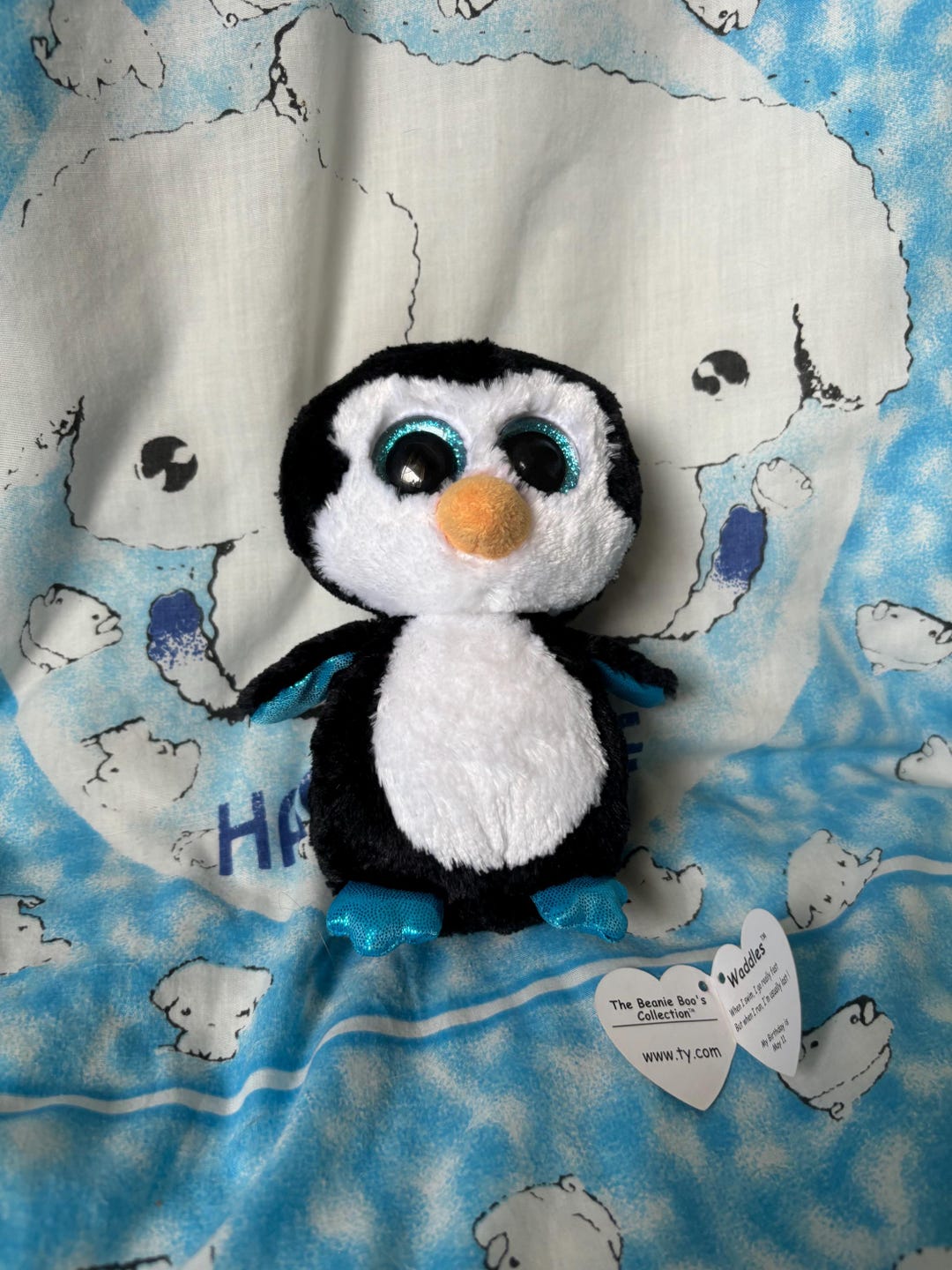 Waddles the Penguin Beanie Boo With Loose Tag - Etsy