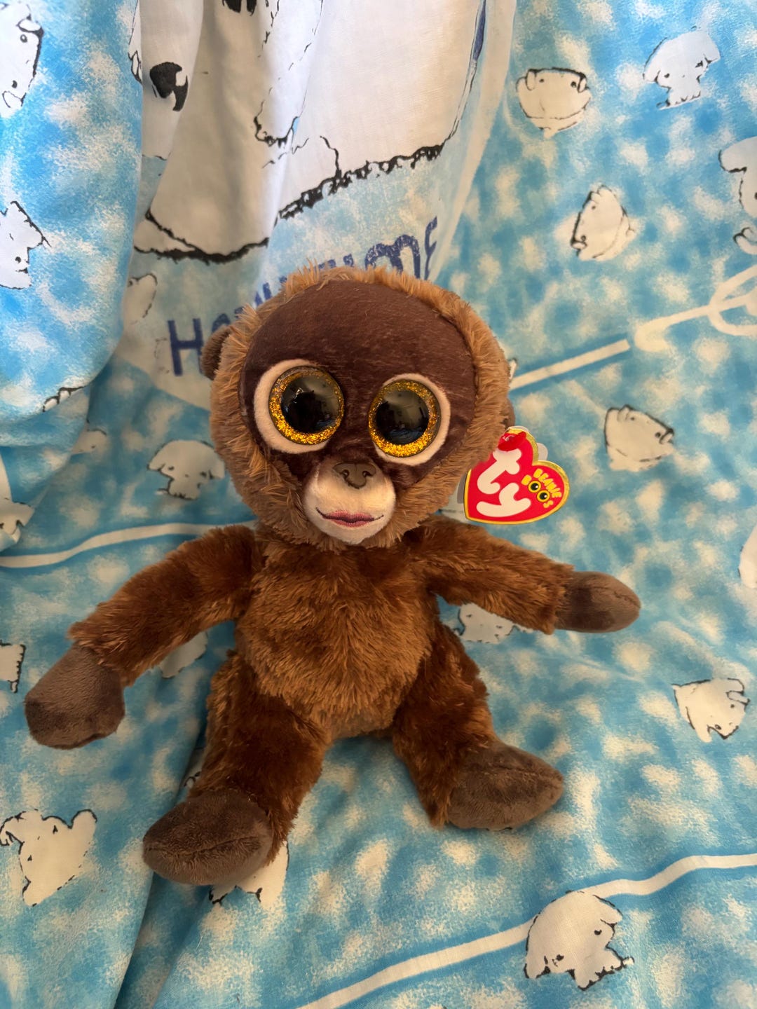 Chessie the Monkey Beanie Boo With Tag - Etsy