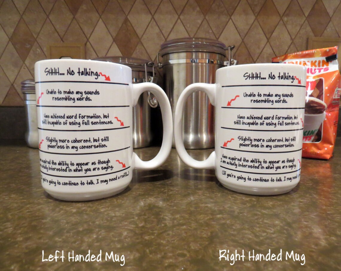 Funny Mug With Level Lines for Coffee Caffeine Addict LARGE - Etsy