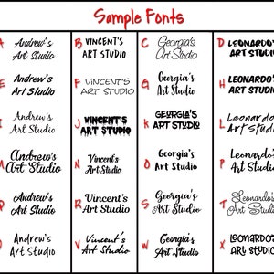 Personalized Artist Art Studio Palette Sign With Choice of Wording 3D ...