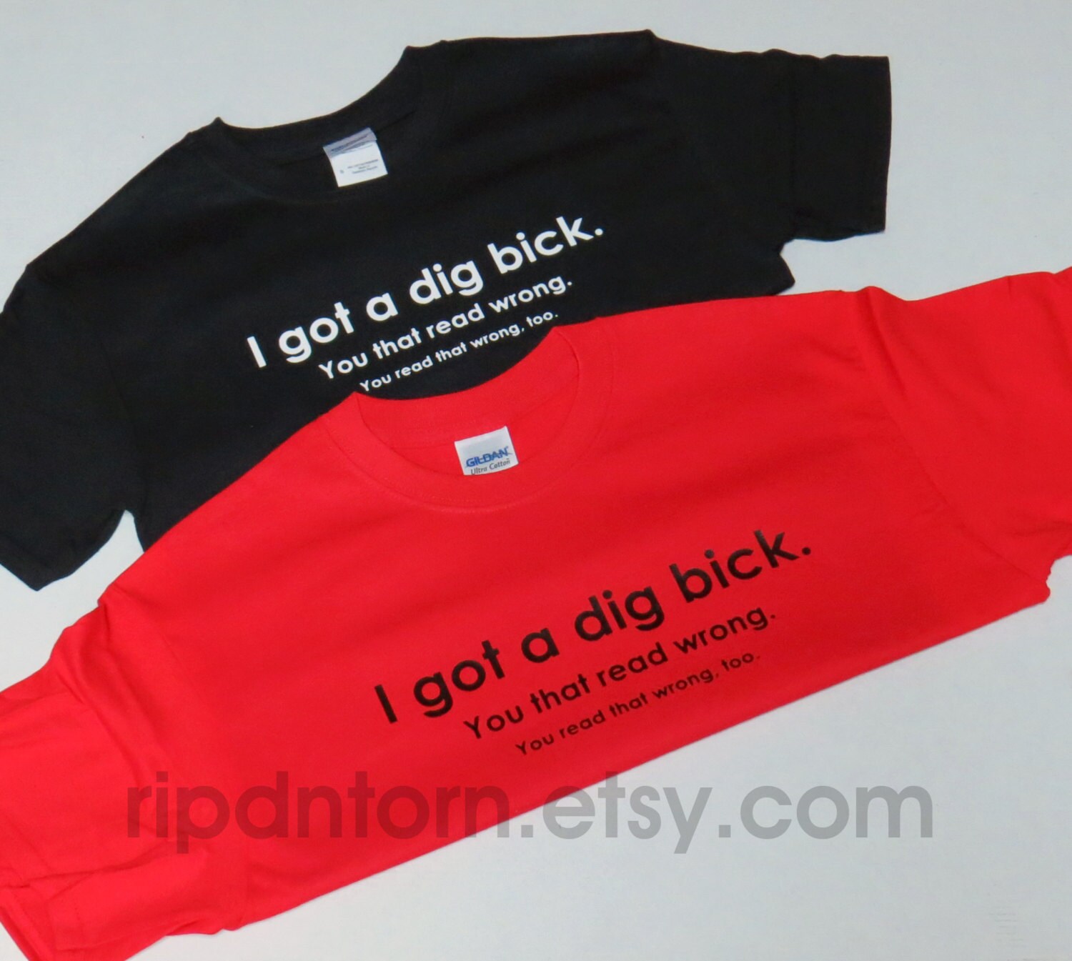 Funny Tshirt T-shirt Tee I Got a Dig Bick. You That Read - Etsy