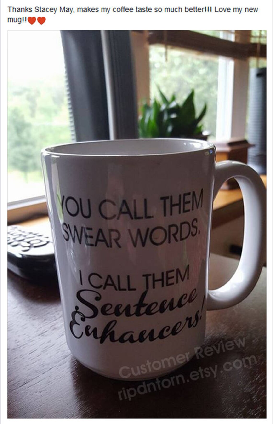Snarky Swear Words Sentence Enhancers Mug for Coffee Caffeine | Etsy