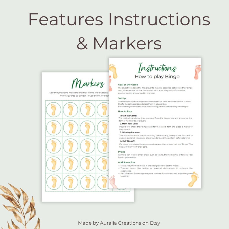 Australia Day Bingo Game Printable & Digital 30 Bingo Cards Animal ...