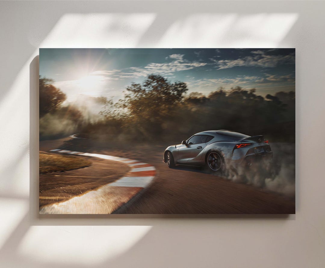 Toyota Supra Canvas Art Featuring Alex Bernstein | Iconic Sports Car ...