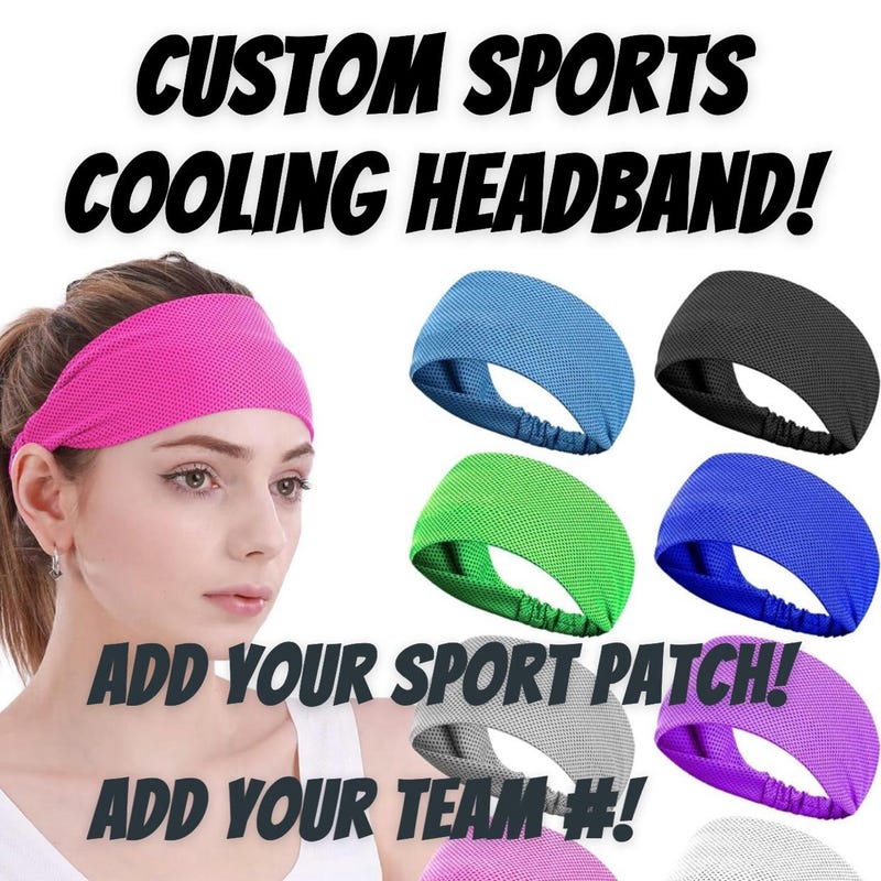 Custom Sweatband - Etsy