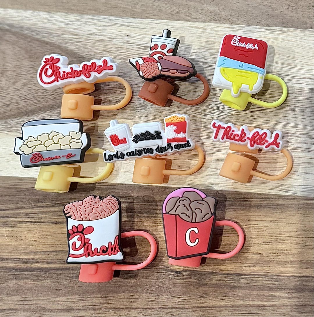 Fast Food Straw Topper: Silicone Stanley Tumbler Accessory - Etsy