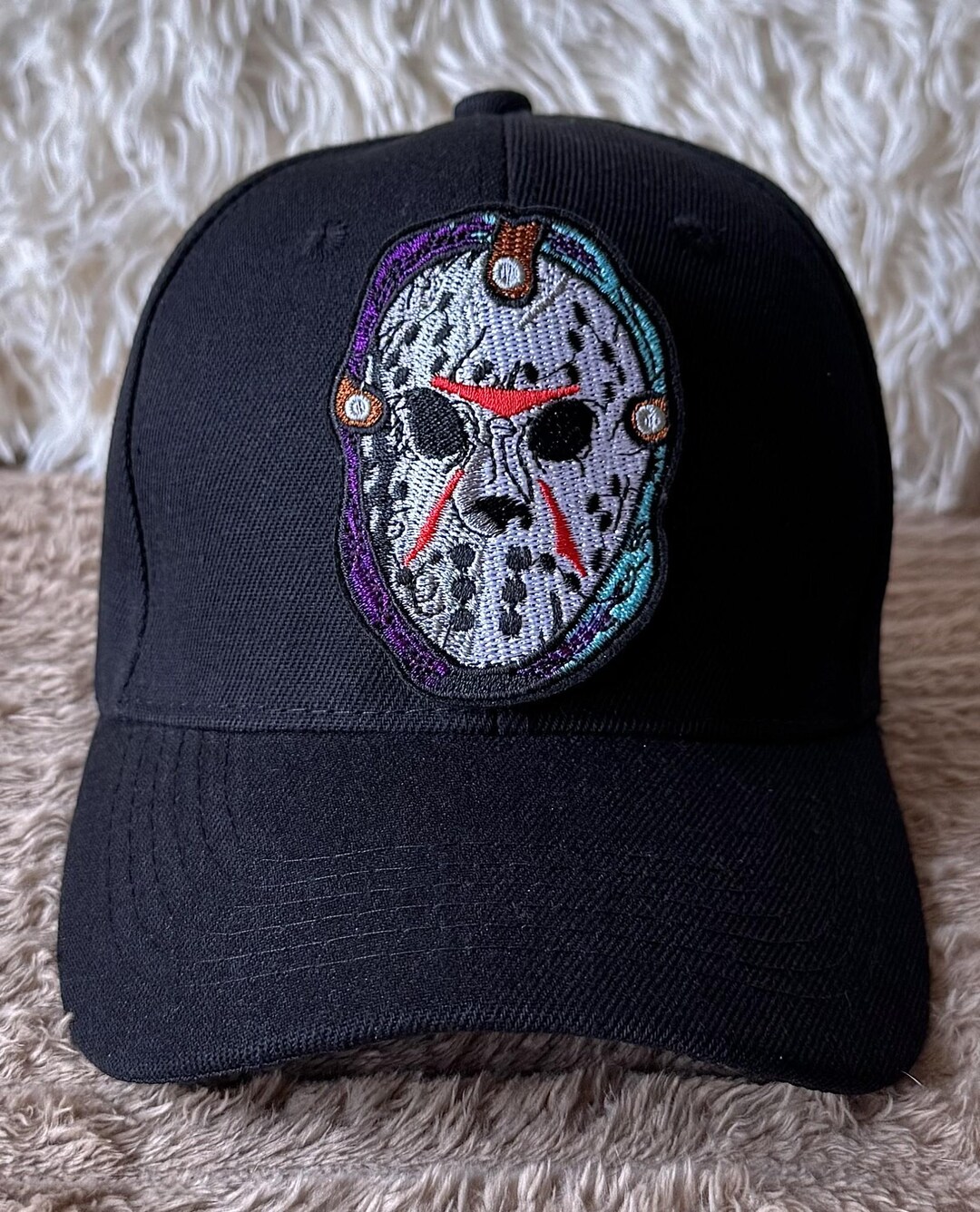 Jason Hat Cap Patch Men Women Dad Mom Friend Sport Baseball Structured ...