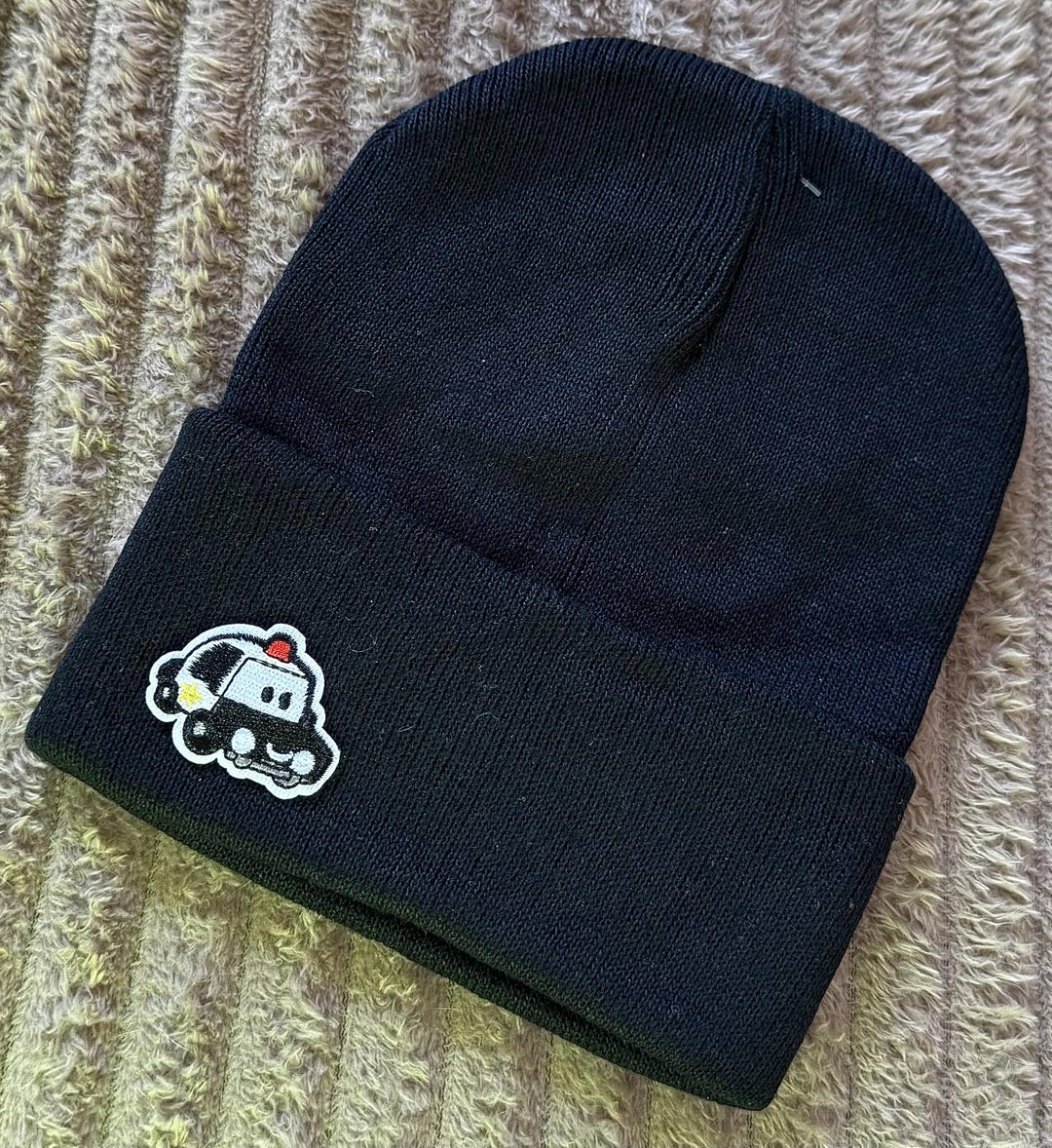 Pick Your Beanie Color | Police Car | Winter | Hat | Cap | Goth | Y2K ...