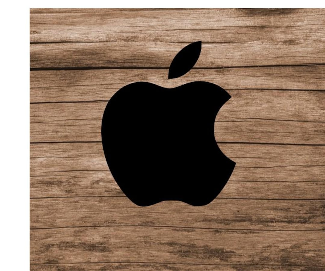 Apple Logo in SVG - Etsy