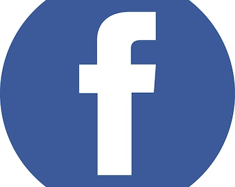Facebook Logo, Facebook Digital File, Facebook Svg, Sticker Making ...