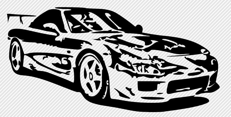 Mazda RX7 Vectorized SVG - Etsy