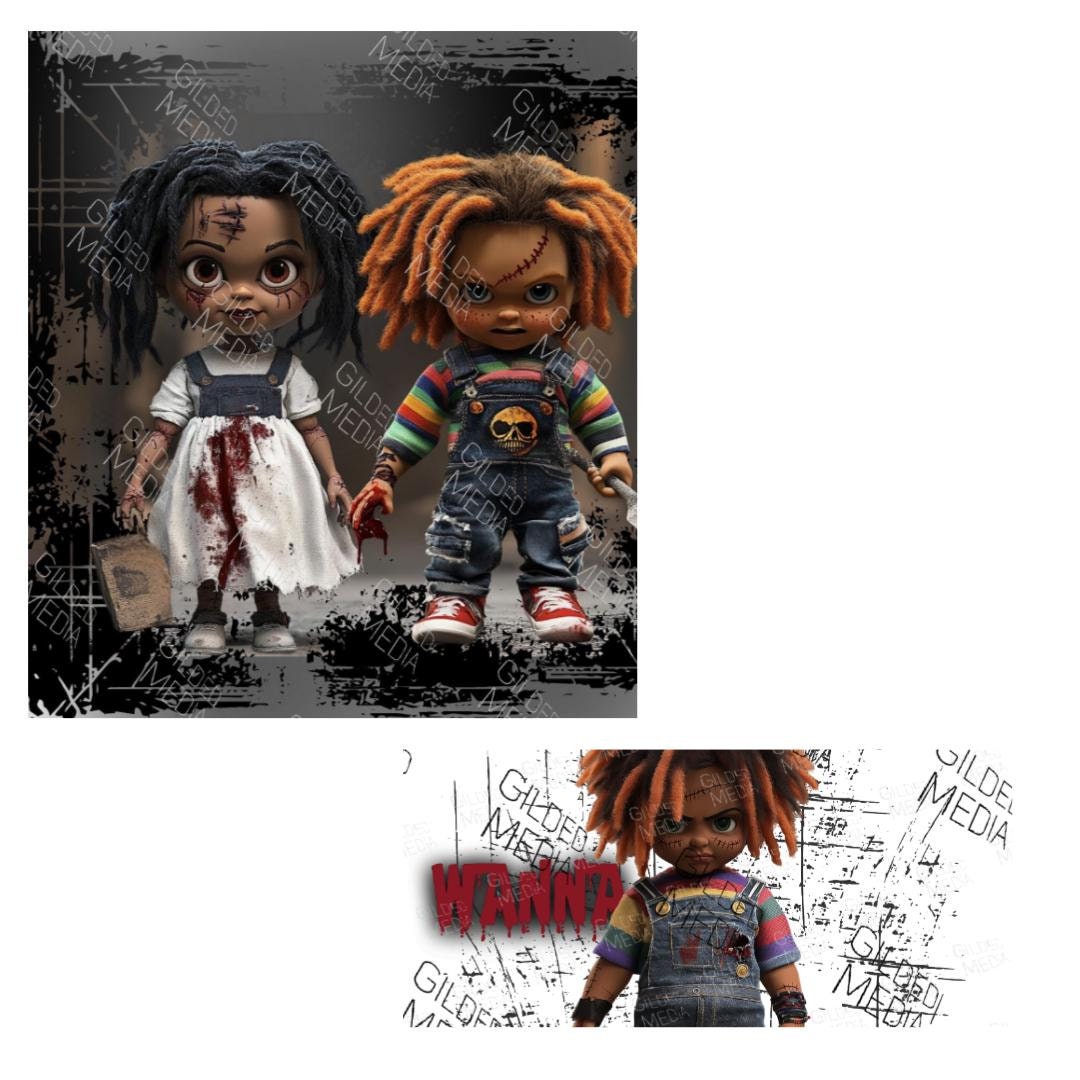 Black Chucky Doll - Etsy