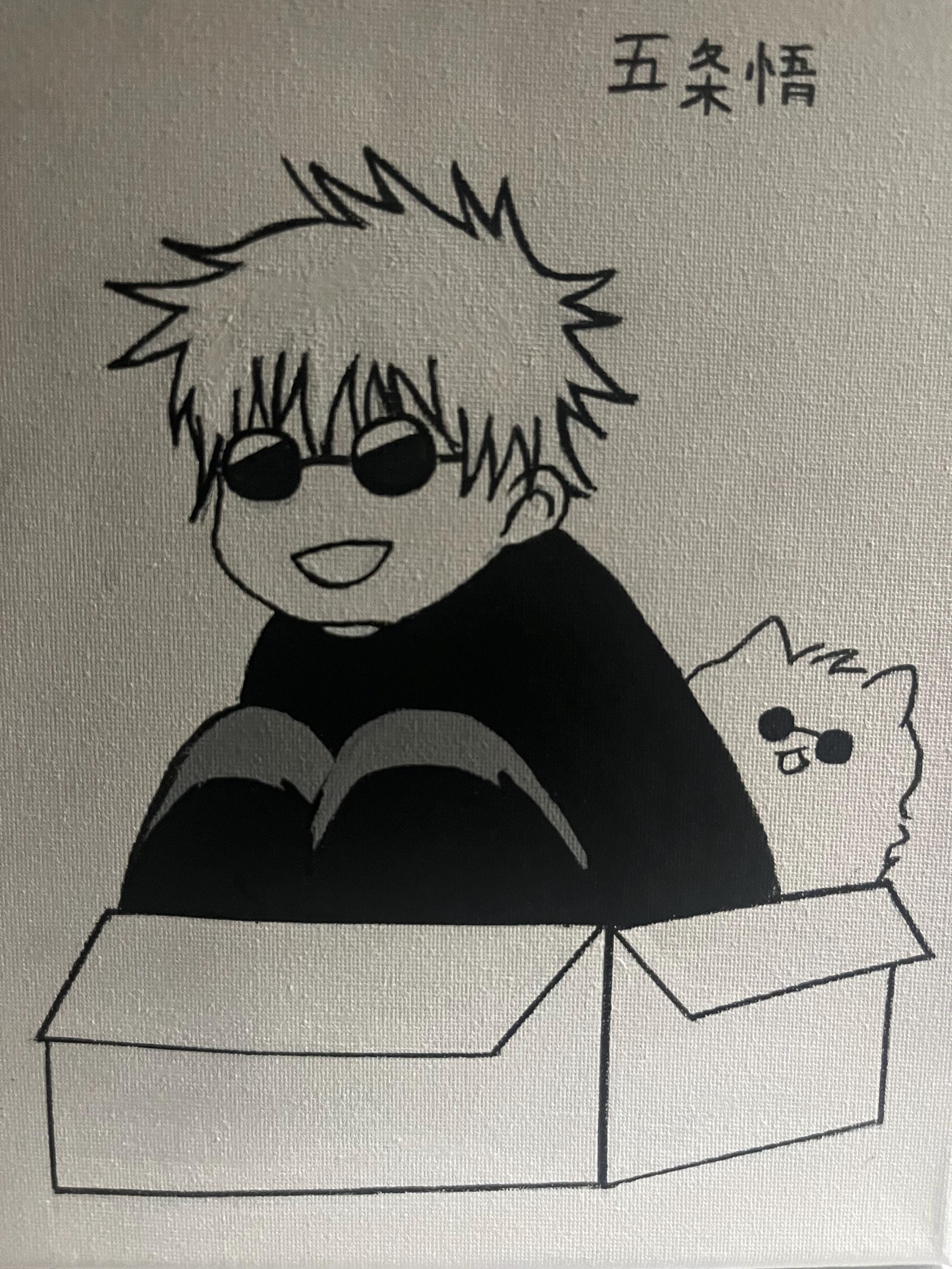 Gojo, Gojo Saturo, JJK, Jujutsukaisen, Gojo Poster, Posters, Paintings ...