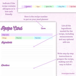 Meal Planner Printable, Weekly Food Diary, Meal Tracker, Food Journal ...