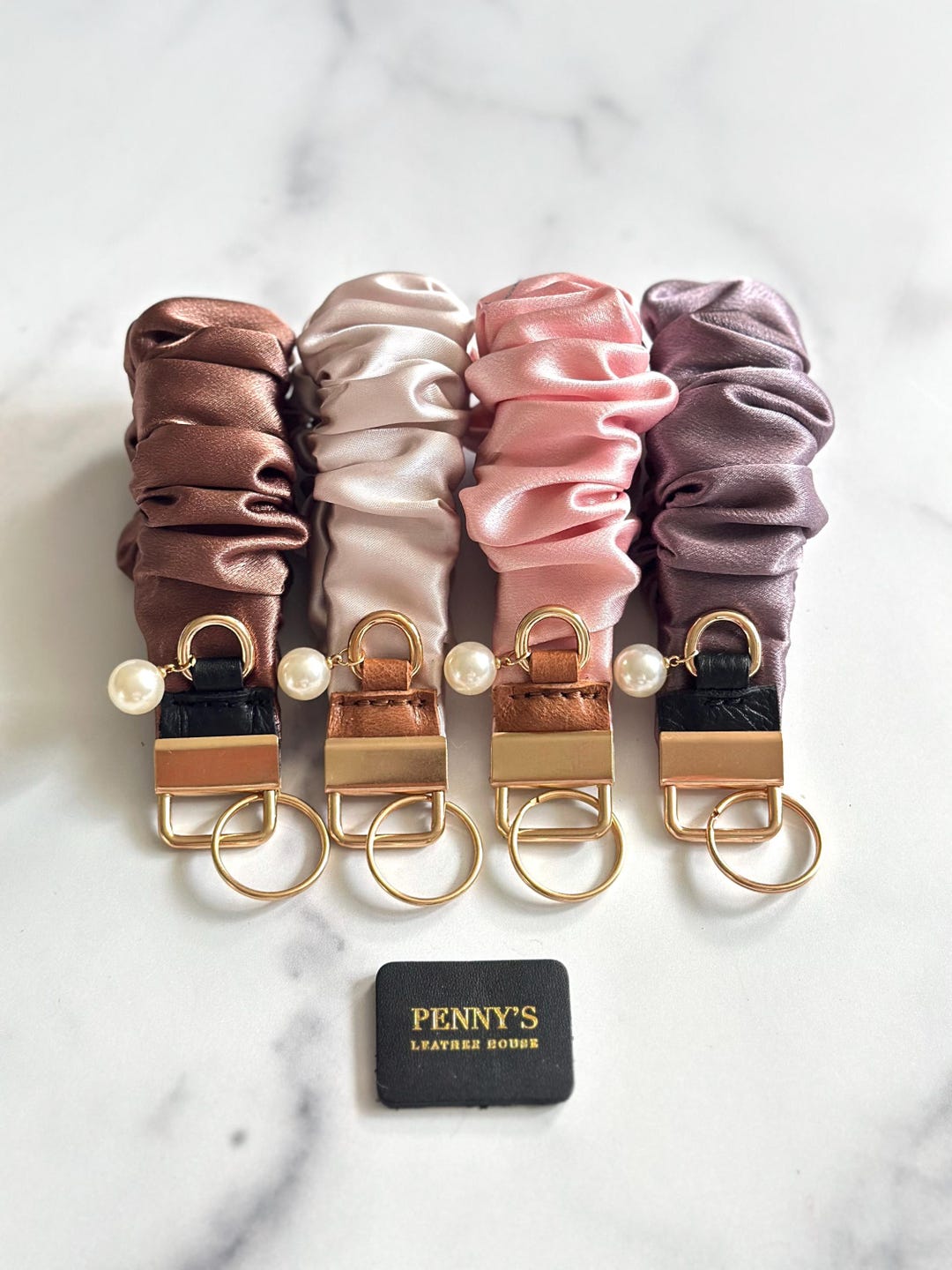 Scrunchie Wristlet Keychain, Gift, Scrunchie Keychain, Wristlet ...