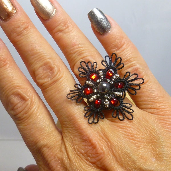 Tatted Ring - Etsy
