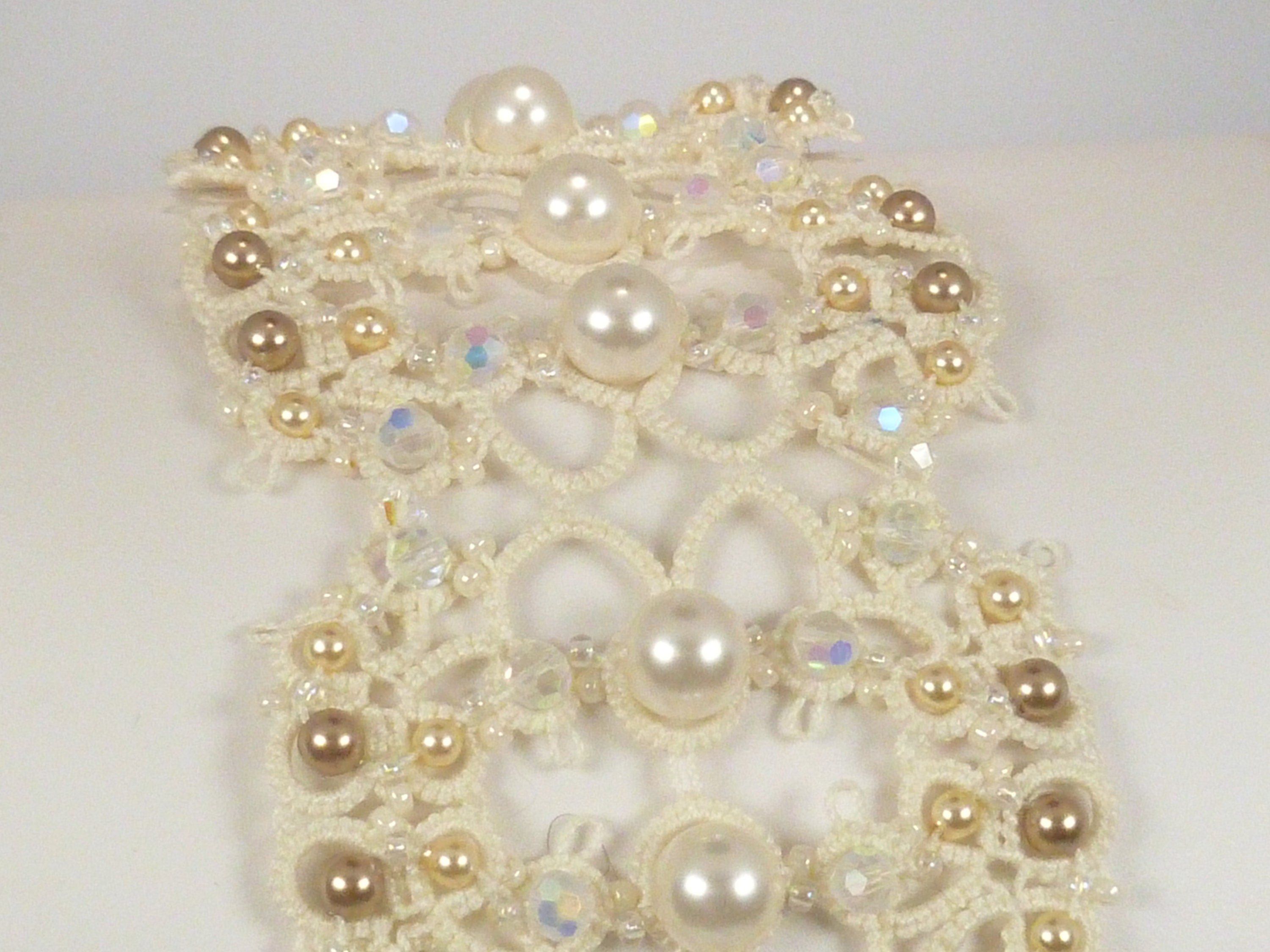 Shuttle Tatting Lace in Cream Princess Cuff-jj Chic Couture Original ...