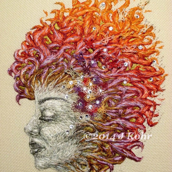 Thread Painting - Etsy