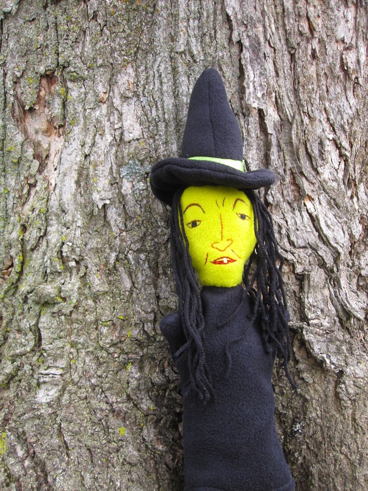 Hand Puppet-wicked Witch of the West Oz | Etsy