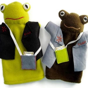 Frog and Toad Hand Puppets Original Lobel Characters of Storybook Fame ...
