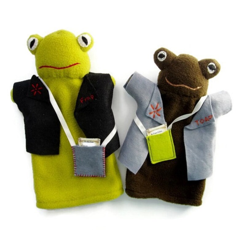 Frog and Toad Hand Puppets Original Lobel Characters of - Etsy