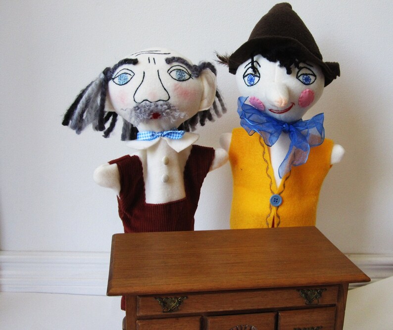 Pinocchio Hand Puppet Handmade Original Toy Custom Made | Etsy