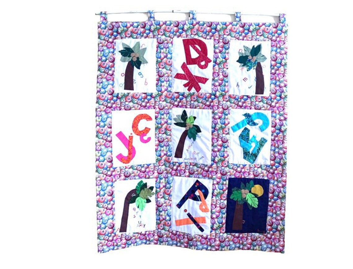 Chicka Chicka Boom Boom Baby Quilt Wall Hanging Custom - Etsy