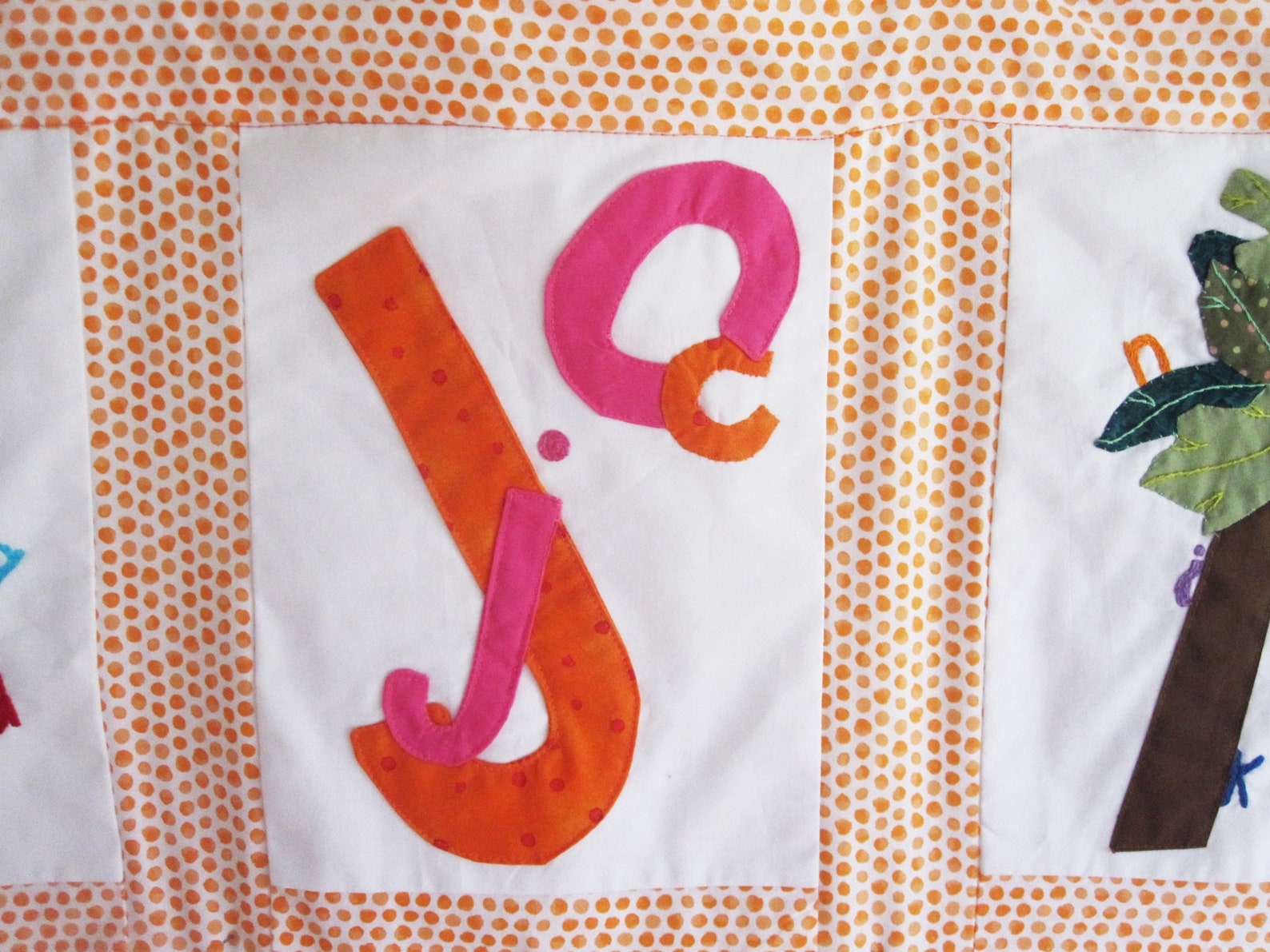 Chicka Chicka Boom Boom Baby Quilt Wall Hanging Custom | Etsy