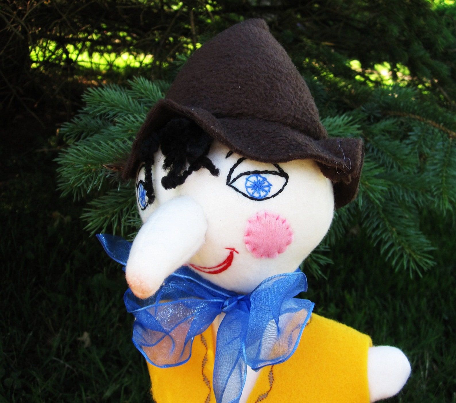 Pinocchio Hand Puppet Handmade Original Toy Custom Made | Etsy