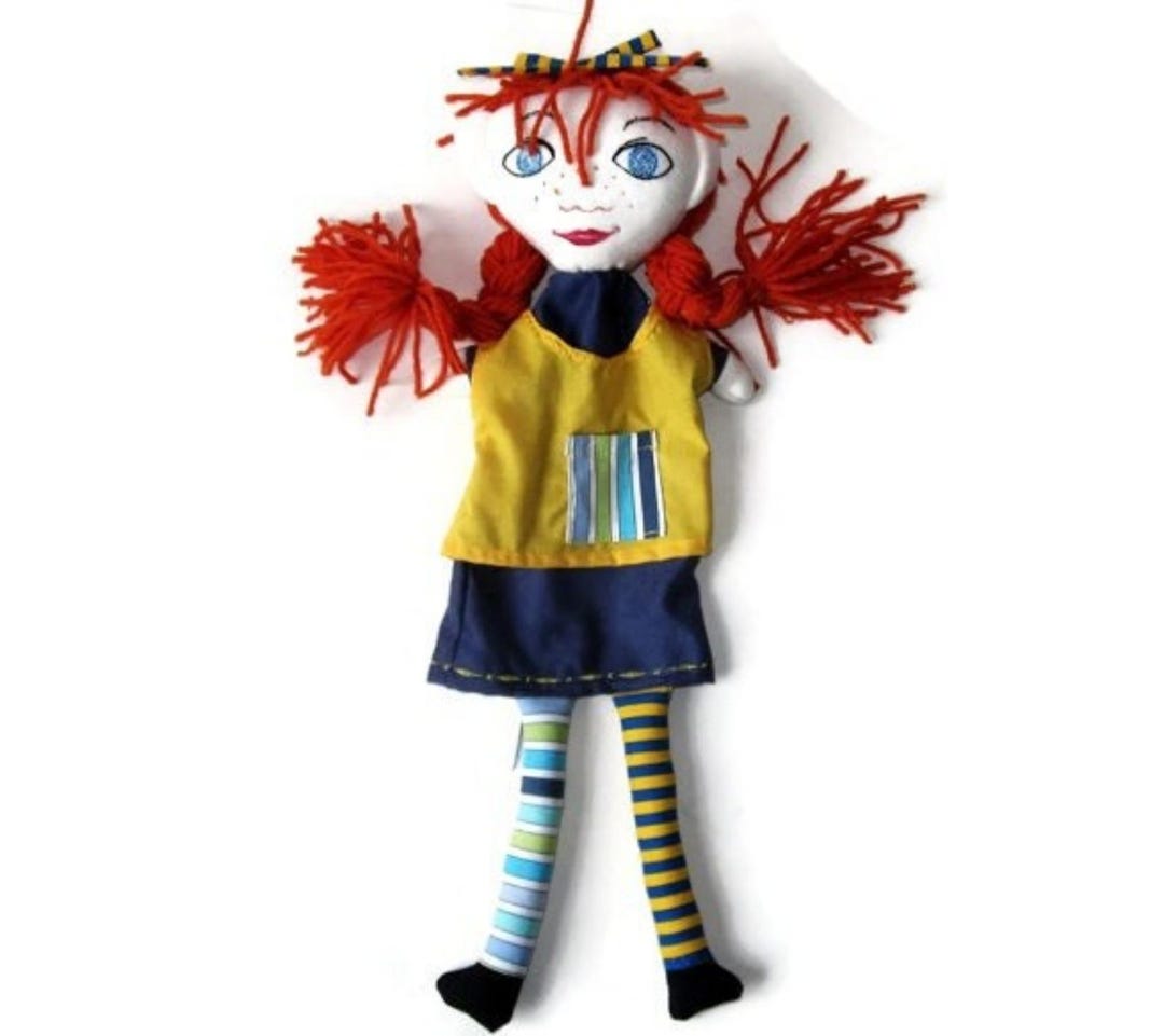Red Haired Mighty Girl Puppet Can Resemble Pippi Longstocking, Anne of ...