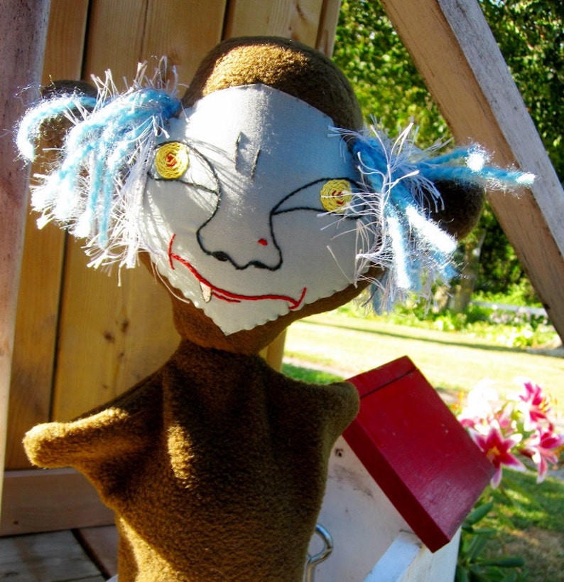 Troll Hand Puppet of 3 Billy Goats Gruff/ Monster Puppet/ | Etsy