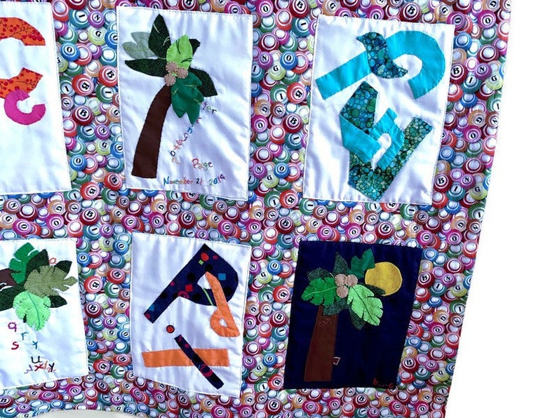 Chicka Chicka Boom Boom Baby Quilt Wall Hanging Custom - Etsy