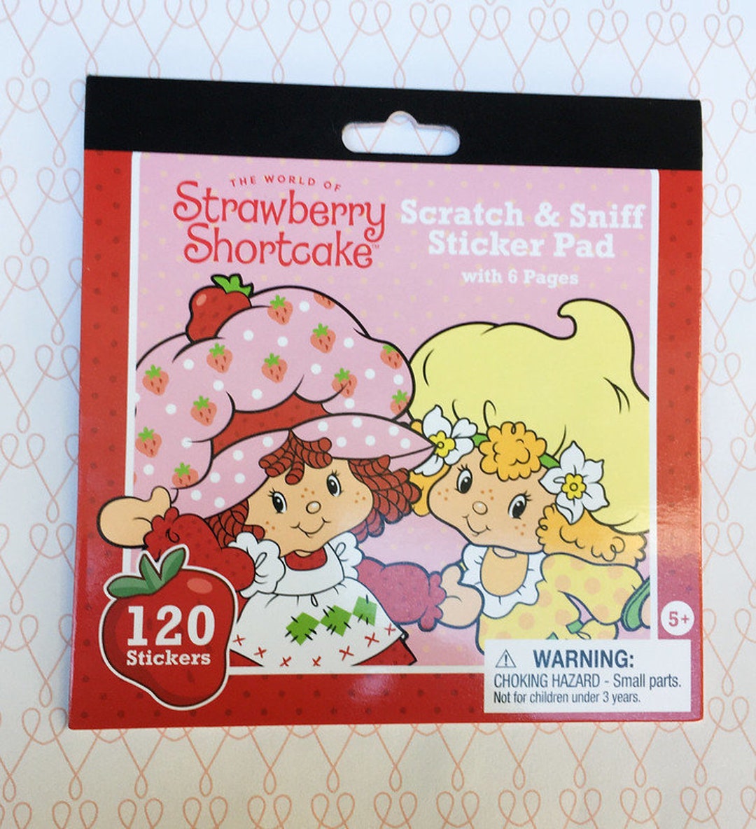 Strawberry Shortcake Scratch & Sniff Sticker Pad - Retro TV Cartoon ...