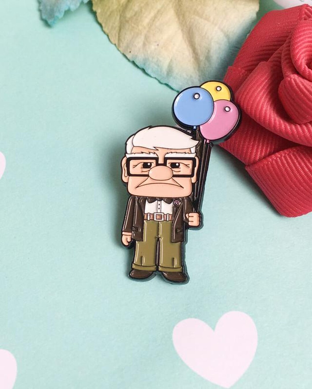 Carl up Enamel Pin, Colorful Pin, Favorite Movie Disney, Gift for ...