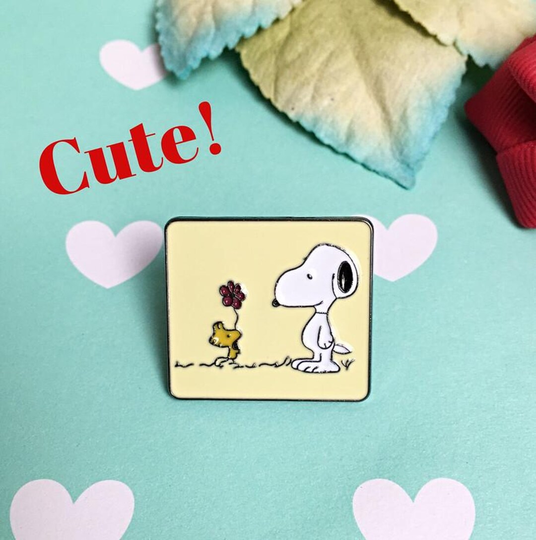Snoopy & Woodstock Enamel Pin Accessories, Snoopy Collector, Gift Idea ...