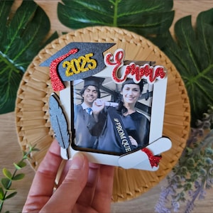 Graduation Photo Frame SVG Laser Cut File | 2 Styles | 7x7cm Photo ...