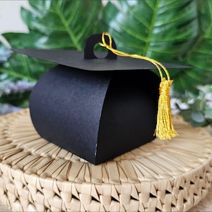 Graduation Cap Candy Box SVG Cricut Silhouette File | Paper Treat Box ...
