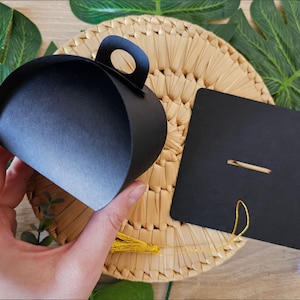 Graduation Cap Candy Box SVG Cricut Silhouette File | Paper Treat Box ...