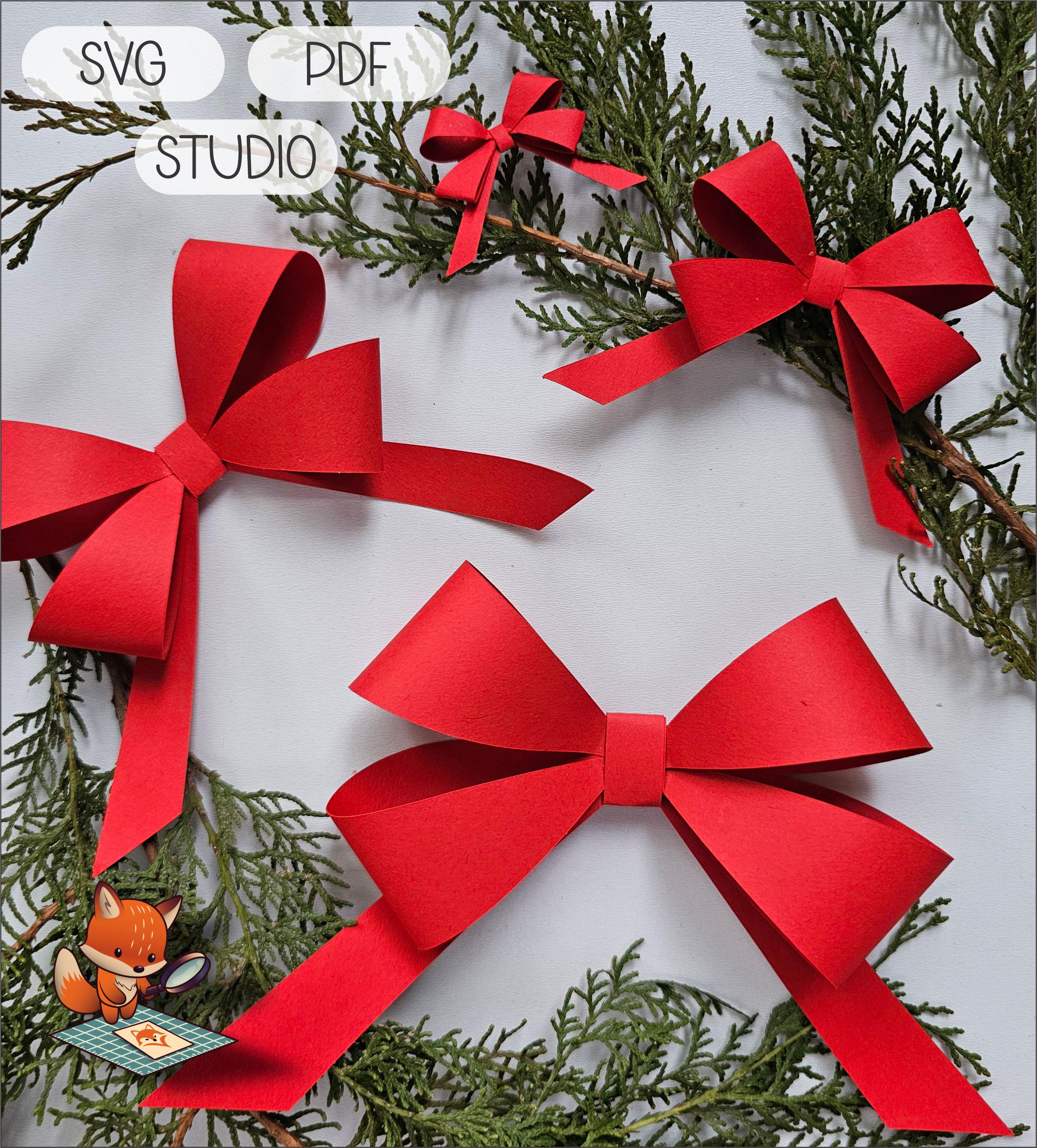 Digital Cutting File: Universal Bow for Gifts and Decorations Classic ...