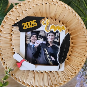 Graduation Photo Frame SVG Laser Cut File | 2 Styles | 7x7cm Photo ...