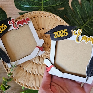 Graduation Photo Frame SVG Laser Cut File | 2 Styles | 7x7cm Photo ...