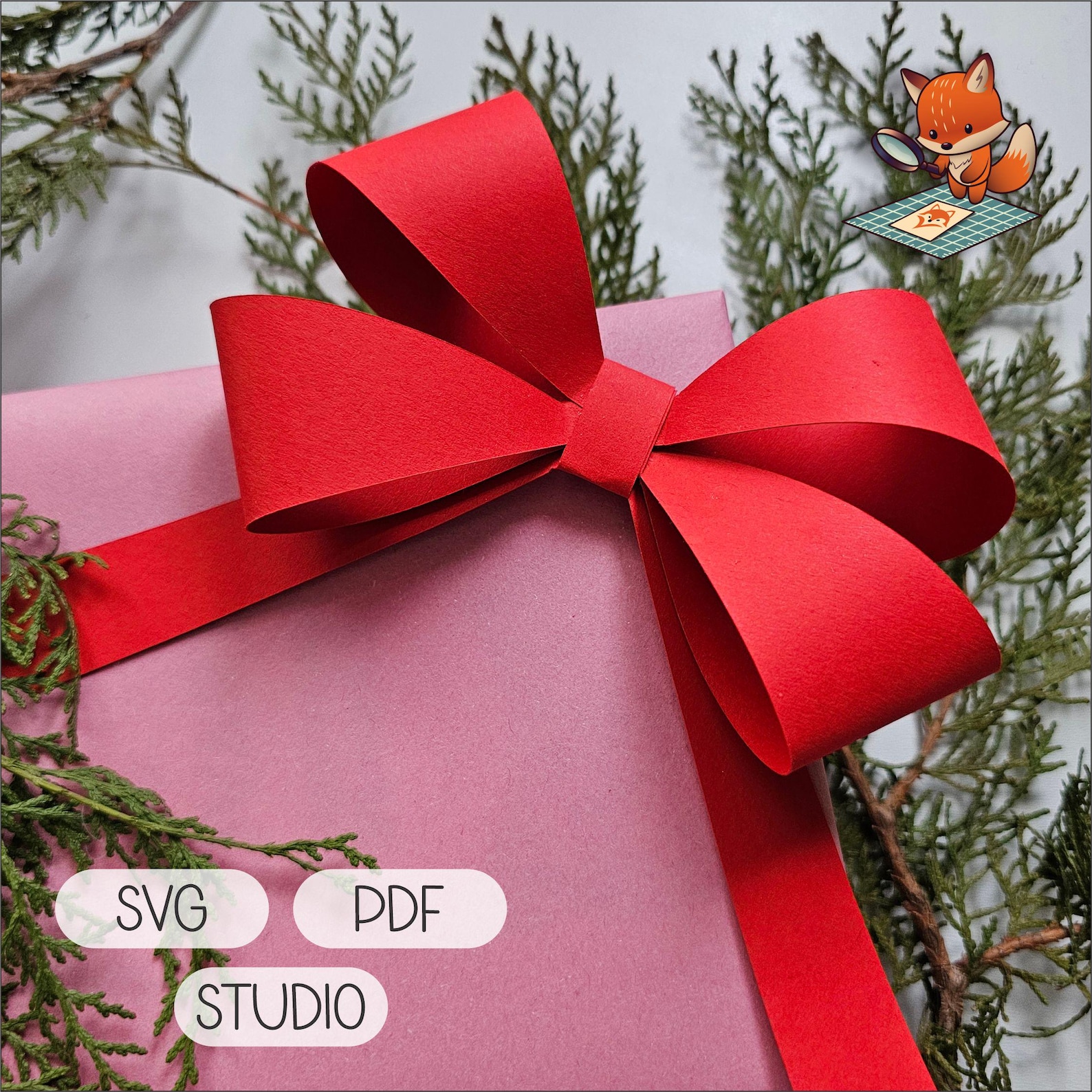 Digital Cutting File: Universal Bow for Gifts and Decorations Classic ...