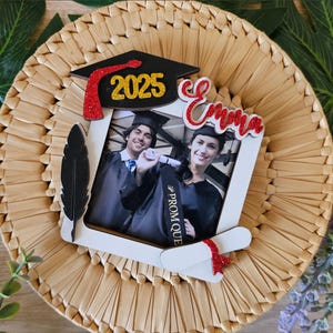 Graduation Photo Frame SVG Laser Cut File | 2 Styles | 7x7cm Photo ...