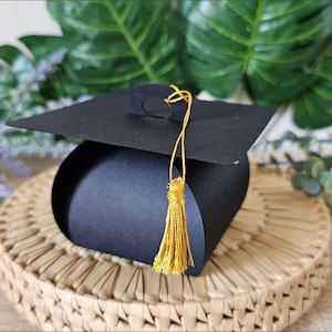 Graduation Cap Candy Box SVG Cricut Silhouette File | Paper Treat Box ...