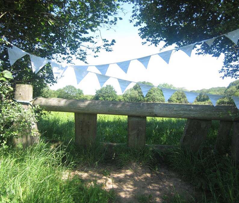 Large White Wedding Party Bunting - 5m Long - Etsy Canada