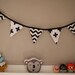 Children's Black and White Chevron Bunting 4m Long - Etsy