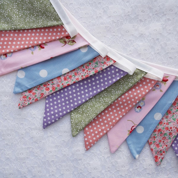 Pastel Bunting - Etsy