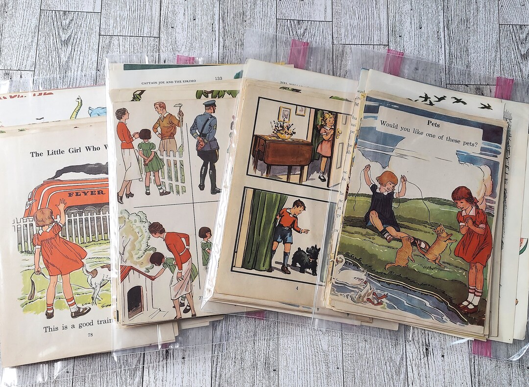 Old School Reader Paper Packs - Etsy