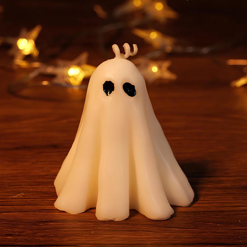 Funny Ghost Candles | Halloween Mini Ghost Candle,spooky Halloween ...